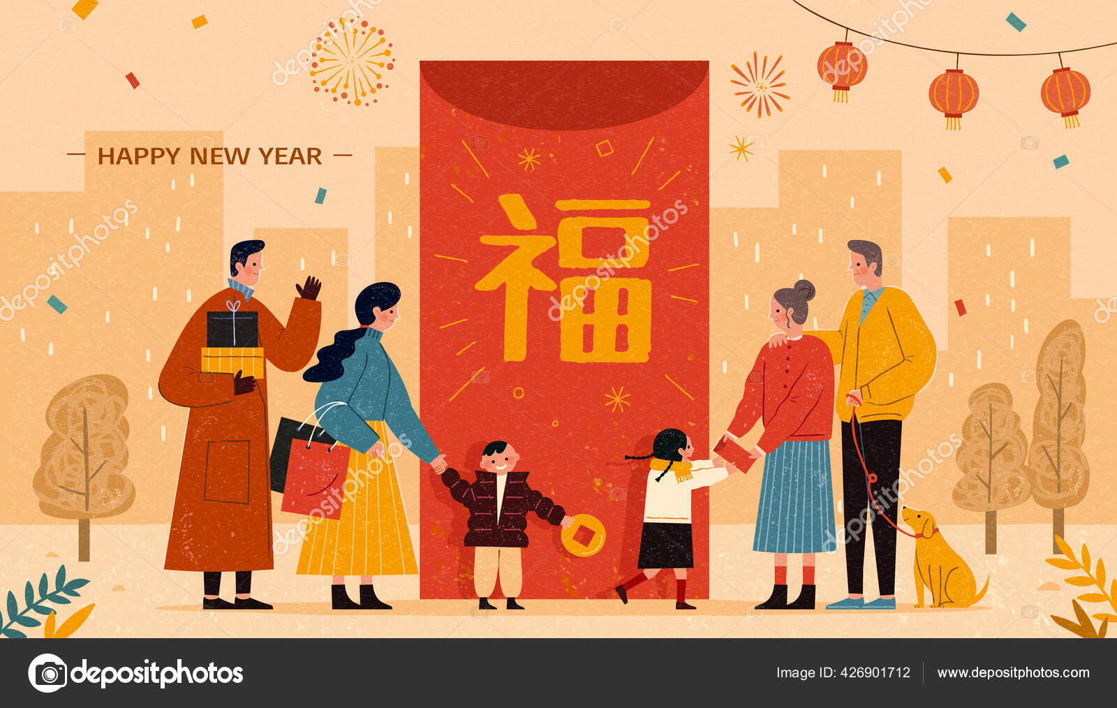 Visiting Friends Cartoon