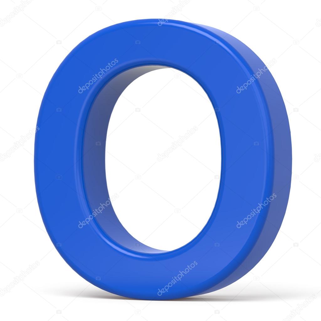 3d plastic blue letter O Stock Photo by ©HstrongART 94815640