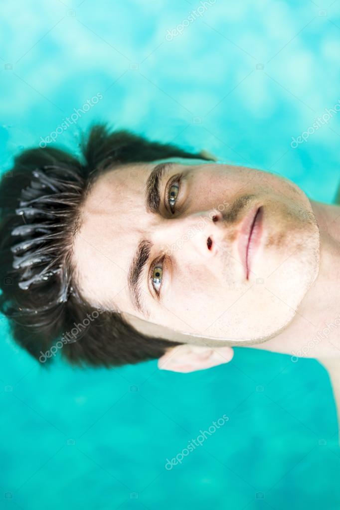 Floating Person In Water