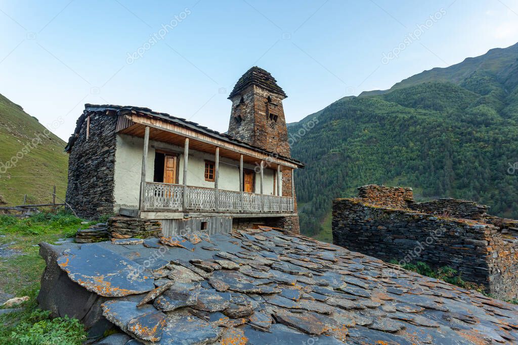 Ancient Georgian Village - Dartlo, Tusheti, Kakheti Region. Casas de ...