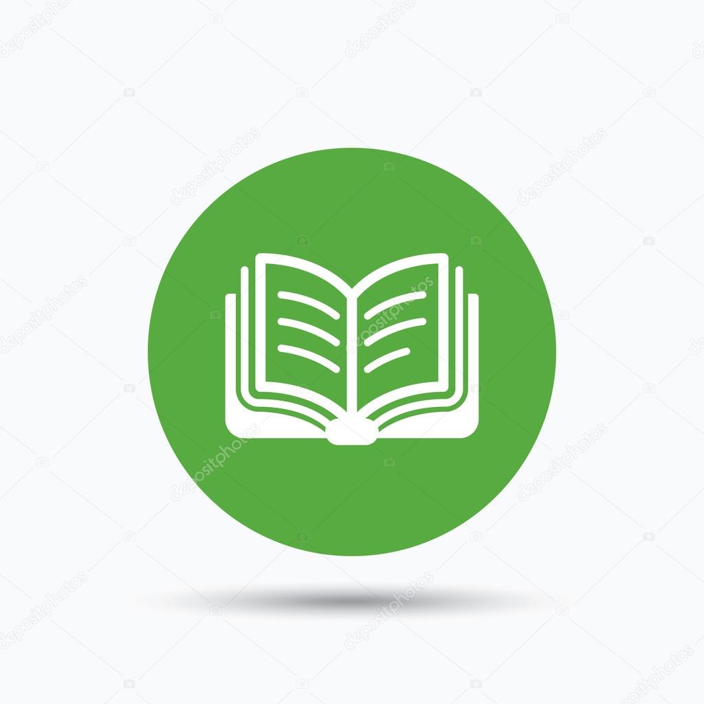 Book icon. Study literature sign. Stock Vector by ©Tanyastock 117929722