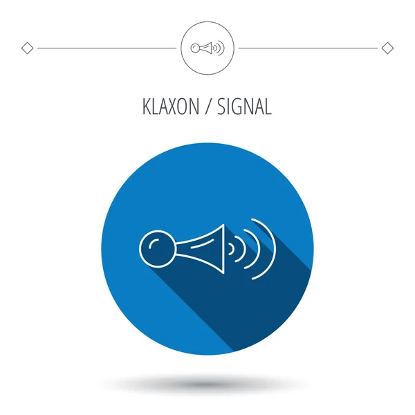 Klaxon signal icon. Car horn sign. Stock Vector Image by ©Tanyastock ...