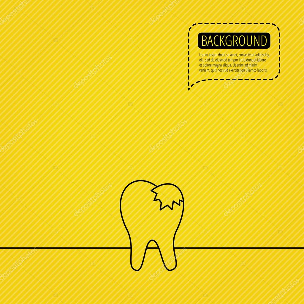 Dental fillings icon. Tooth restoration sign. Stock Vector Image by ...