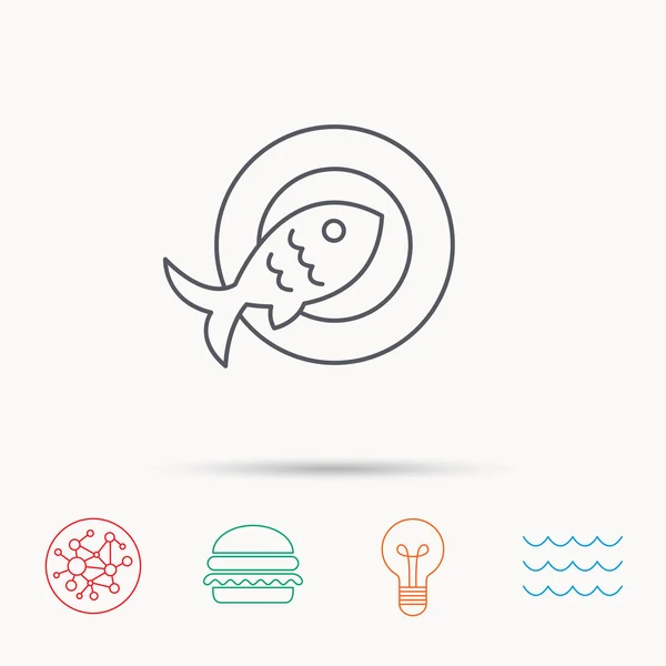 Food icon fish Vector Art Stock Images | Depositphotos