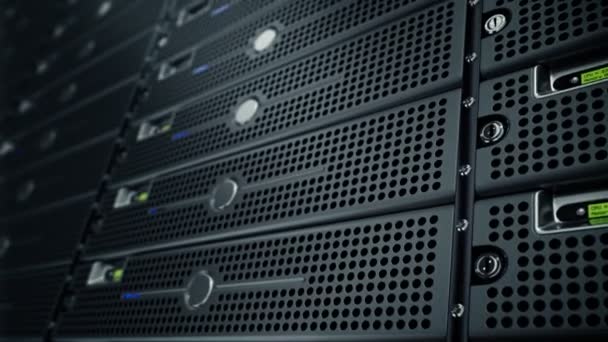 Server rack cluster in a data center (shallow DOF; color toned i Stock ...