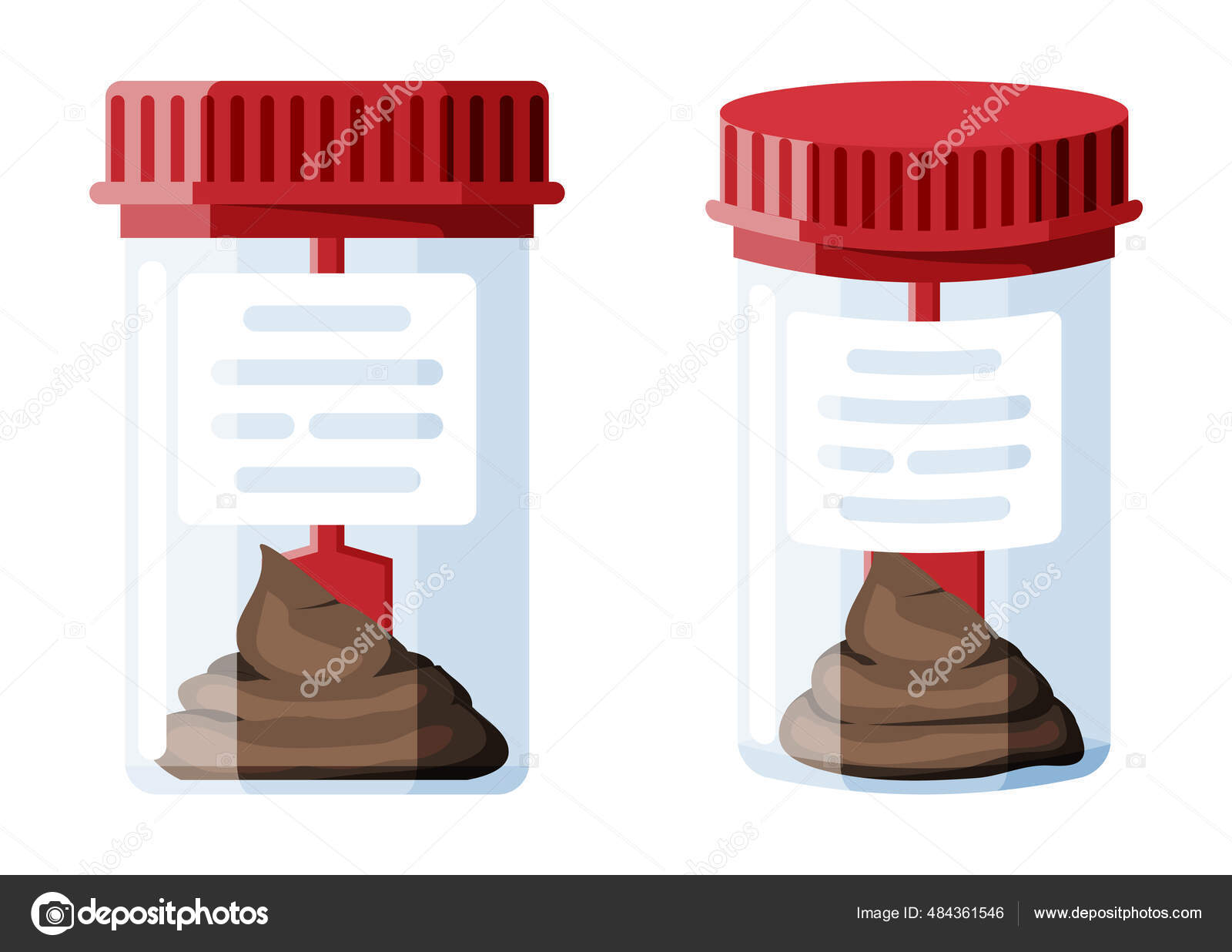 Stool Test Icon Isolated on White. Stock Vector by ©abscent 484361546