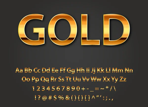 Letras de oro brillante de vectores imágenes de stock de arte vectorial ...