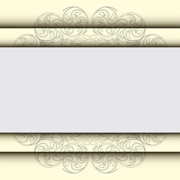 Vintage background, wedding invitation card, royal greeting with lace ...