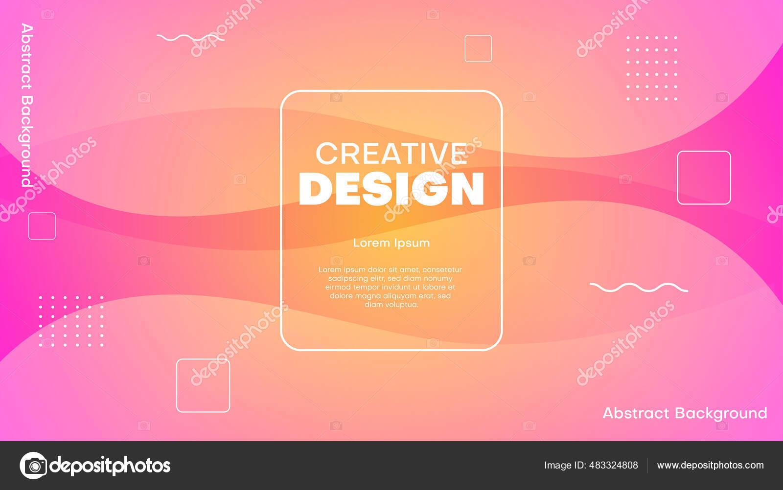 Abstract Modern Background Pink Color Stock Vector Image by ©aditya93 ...