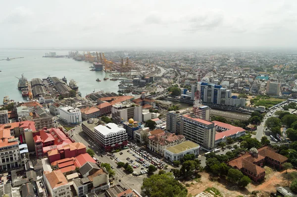 Aerial View of Colombo Harbour — Stock Photo © vidumg #87274870