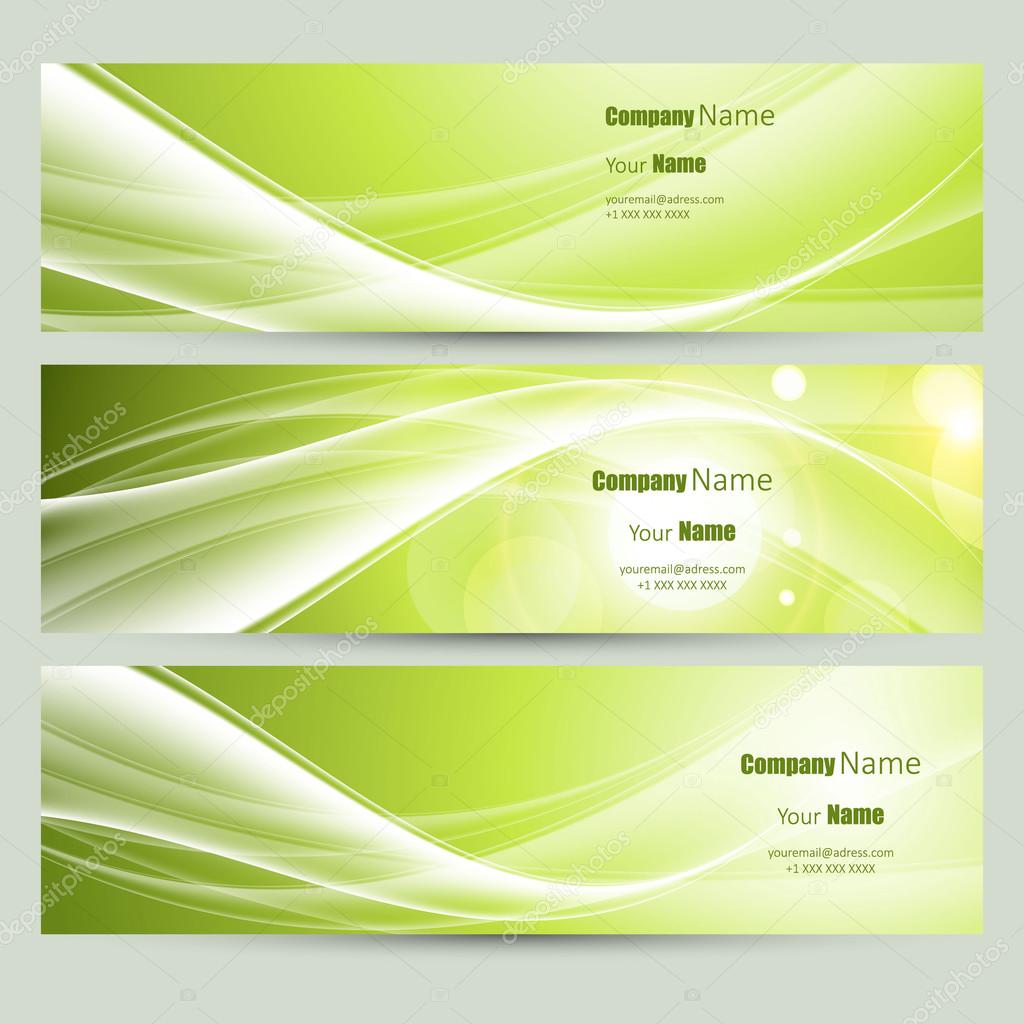 Abstract Eco banner background Stock Vector Image by ©Droidworker ...