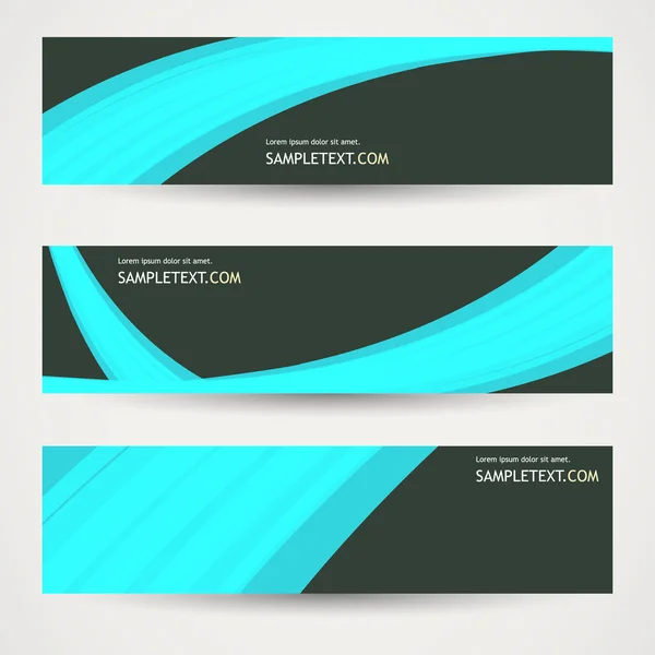 Vector banners blue ocean Stock Vector Image by ©iunewind #42622265