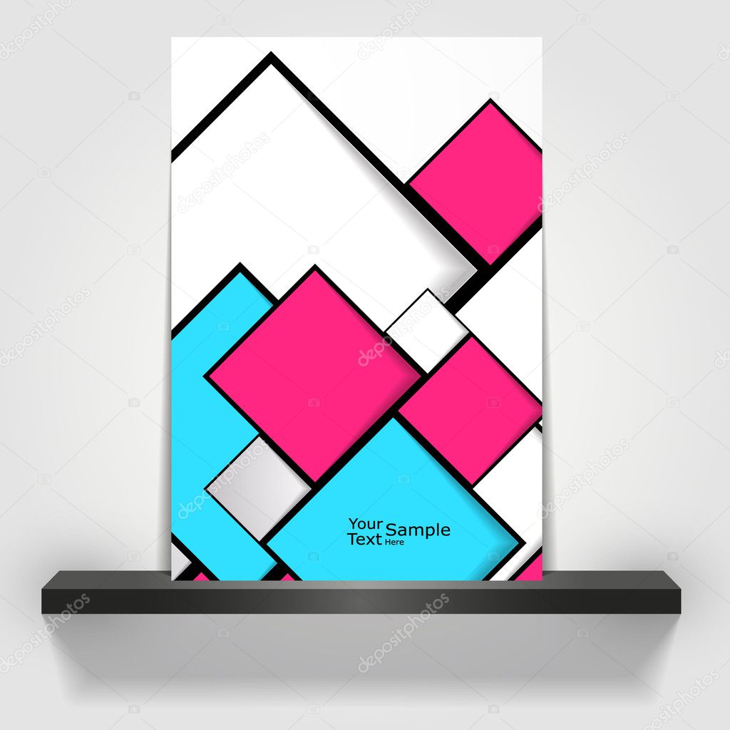 Overlapping Squares Concept Stock Vector by ©Droidworker 87573166