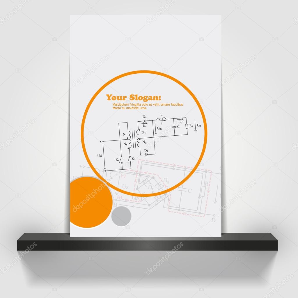 Cover Layout Design Stock Vector By ©droidworker 87573184