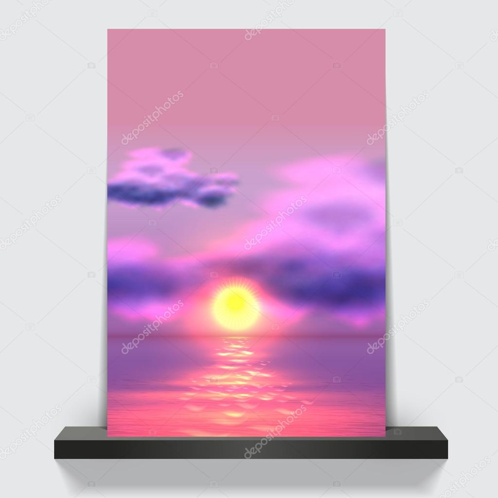 Photo-realistic Natural background Stock Vector by ©Droidworker 87581762