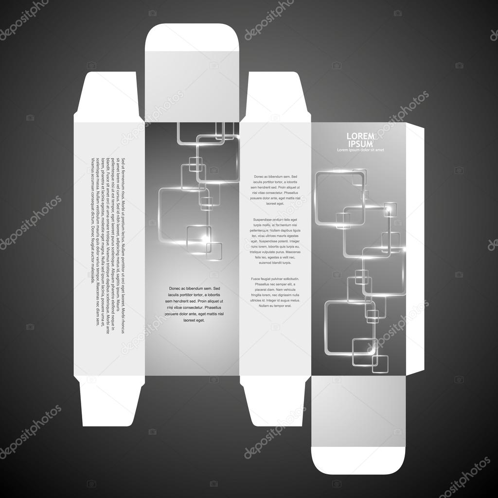 Perfume box design Stock Vector by ©Droidworker 87582552