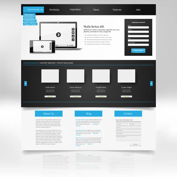 20,241,075 Footer design Vector Images | Depositphotos