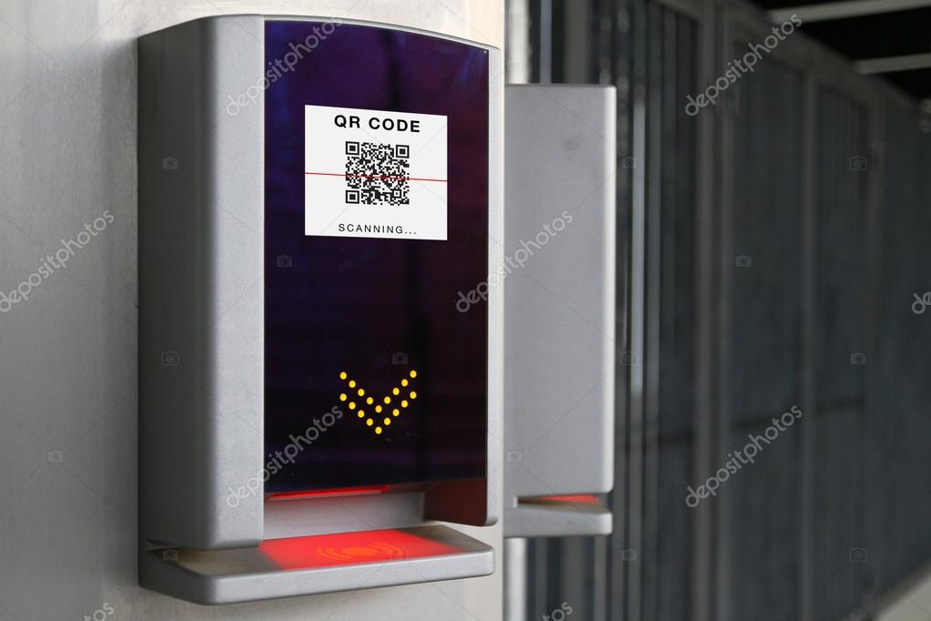 QR code ticket scanner — Stock Photo © robdragan #107076924