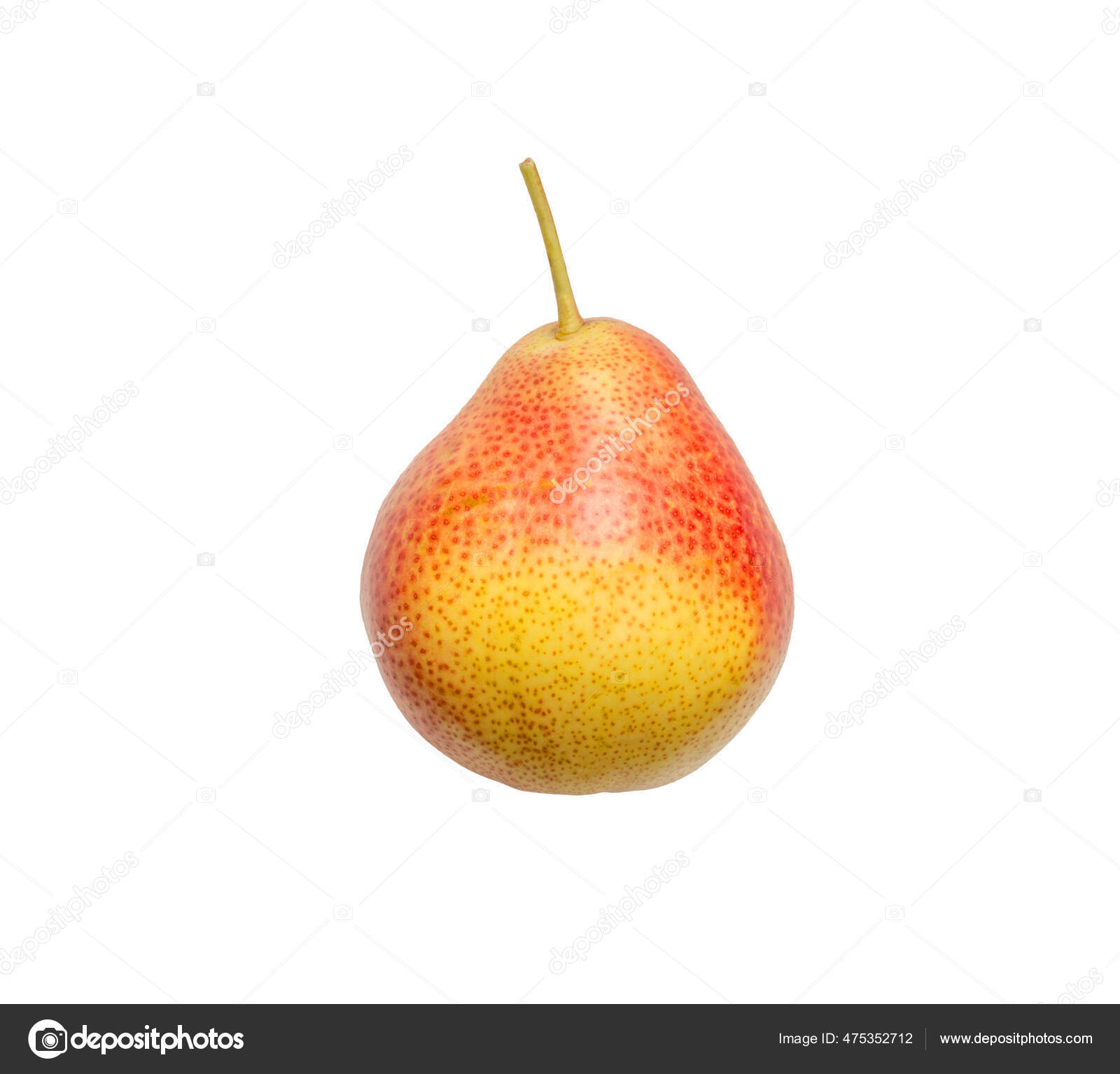 Isolated Fresh Pear White Background — Stock Photo © robdragan #475352712