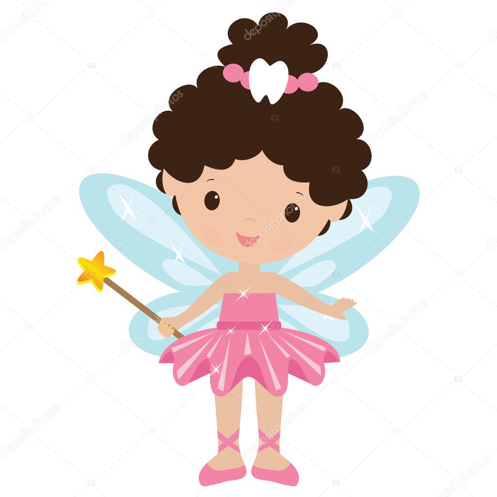 Cute Little Tooth Fairy Vector Cartoon Illustration Stock Vector by ... Cute Little Tooth Fairy Vector Cartoon Illustration Stock Vector by ...