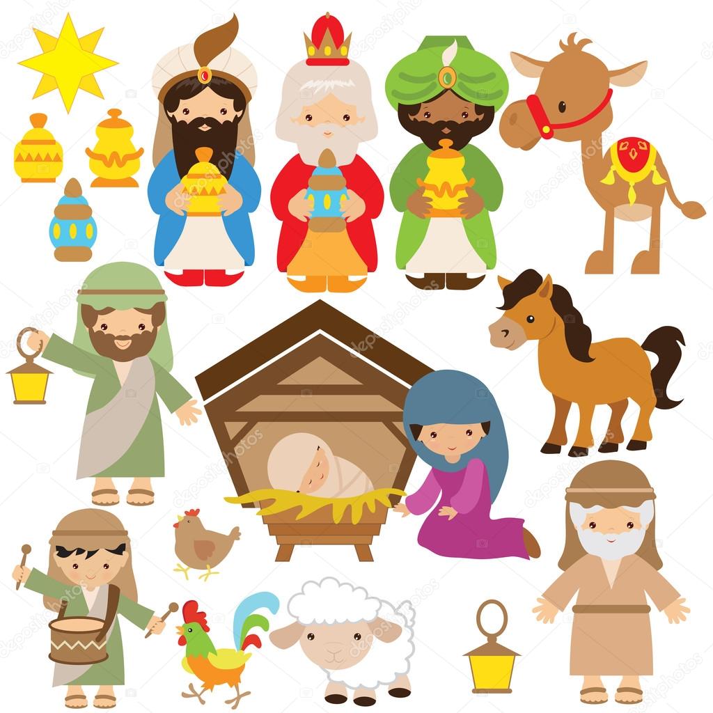Nativity vector illustration — Stock Vector © Clipartlana #106202936 Nativity vector illustration — Stock Vector © Clipartlana #106202936