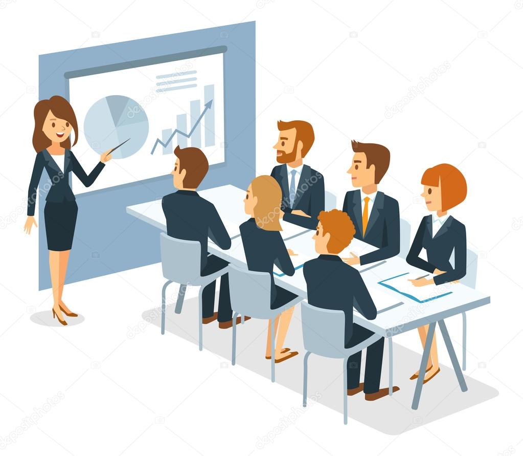 Business people at the conference Stock Vector Image by ©olga1818 ...