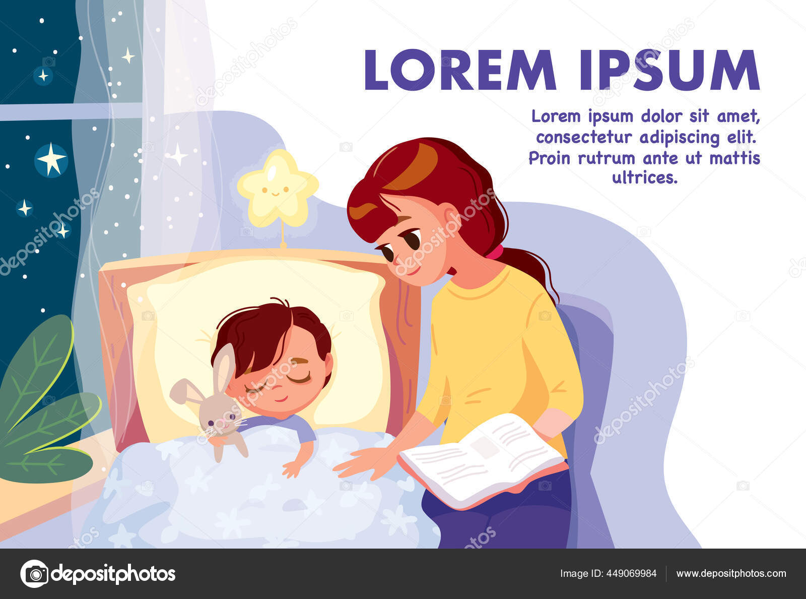 Mom Reading To Baby Clipart