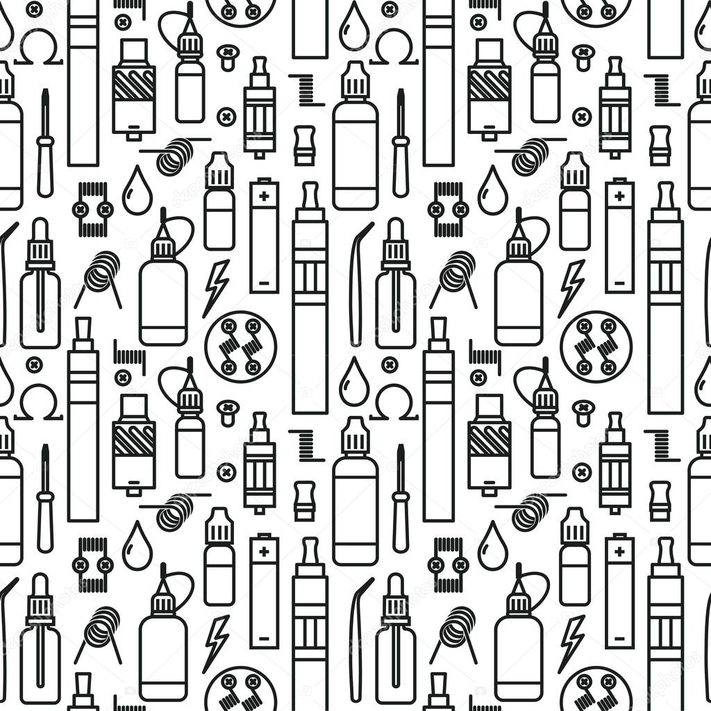 Endless vape background. ⬇ Vector Image by © ol4i.chiffa@gmail.com | Vector Stock 79612874
