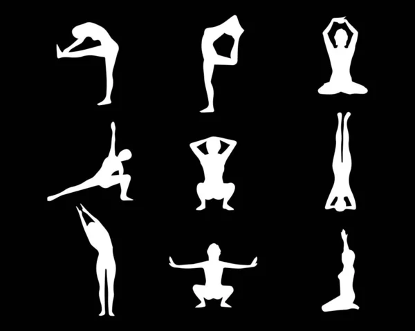 Yoga pose cutouts Stock Photos, Royalty Free Yoga pose cutouts Images ...