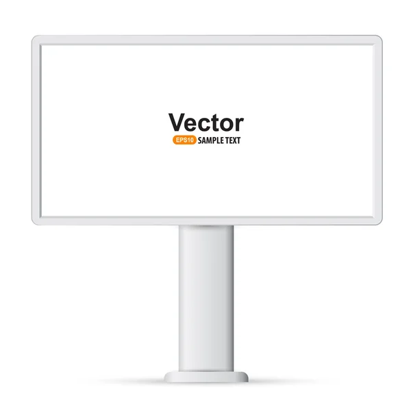 Empty outdoor billboard advertising Stock Vector Image by ©anigoweb ...