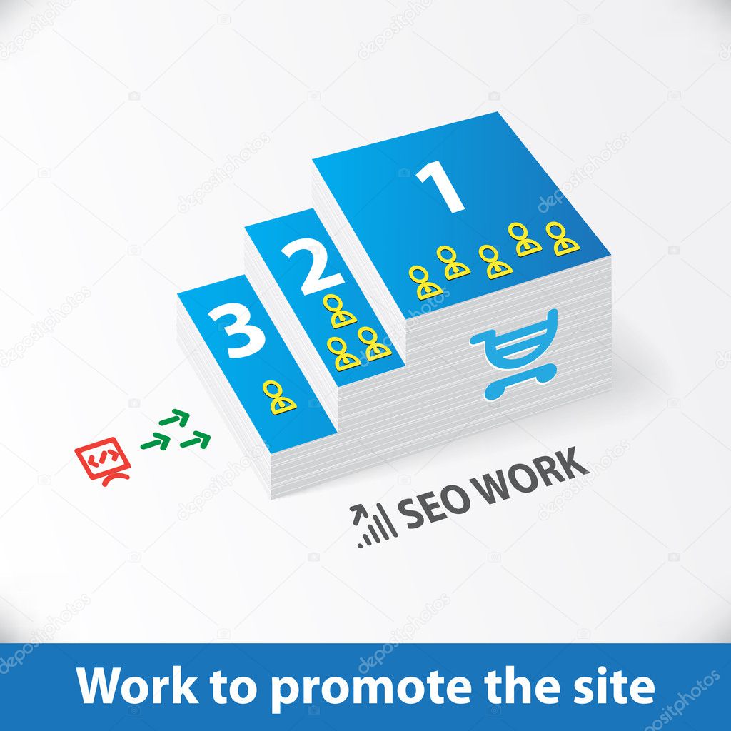 Seo work infographics Stock Vector by ©anigoweb 80467926