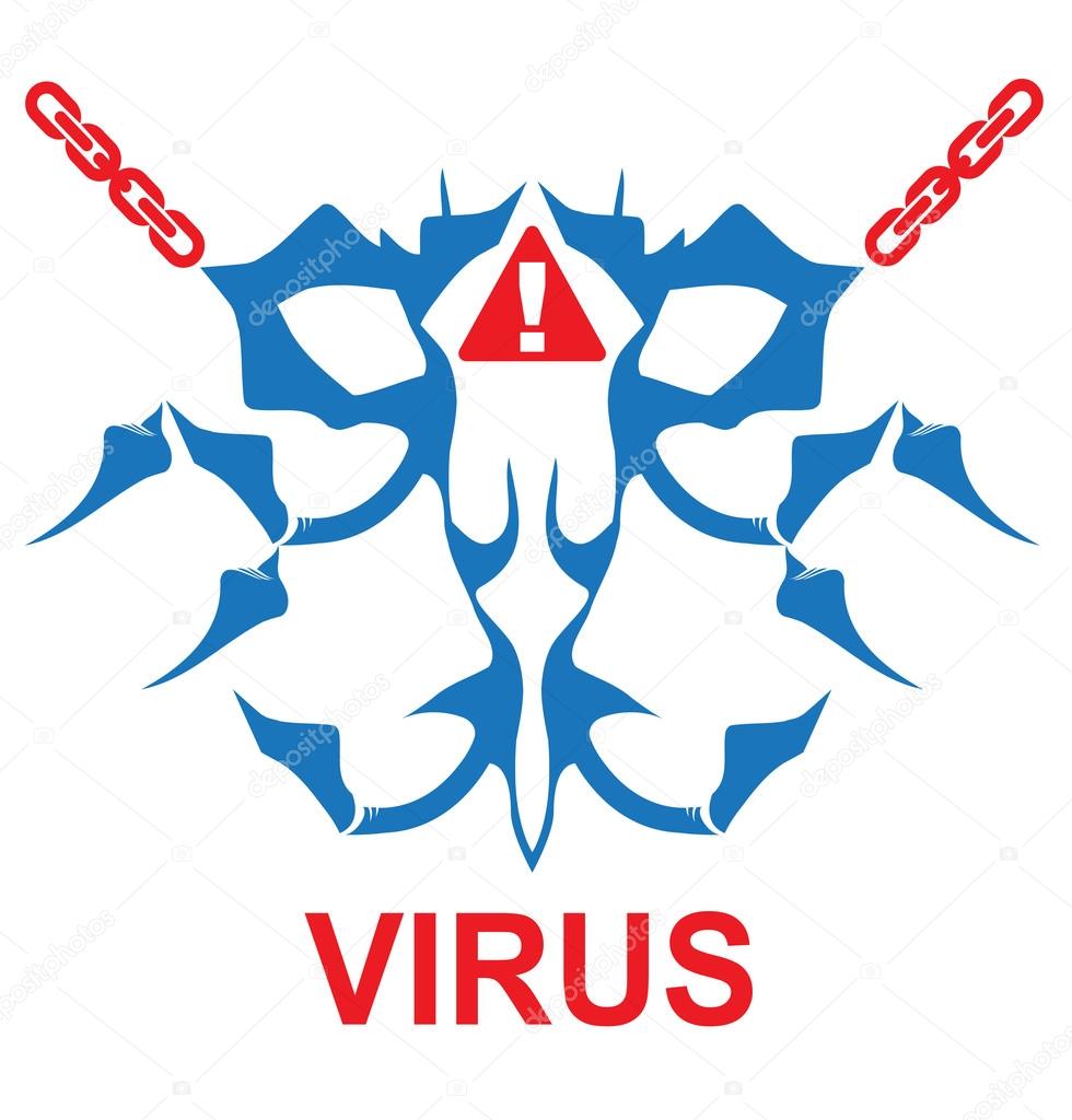 Computer Virus Logo