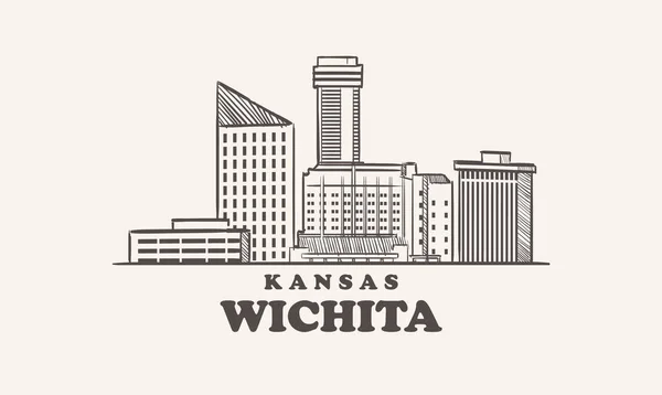 Wichita skyline Vector Art Stock Images | Depositphotos