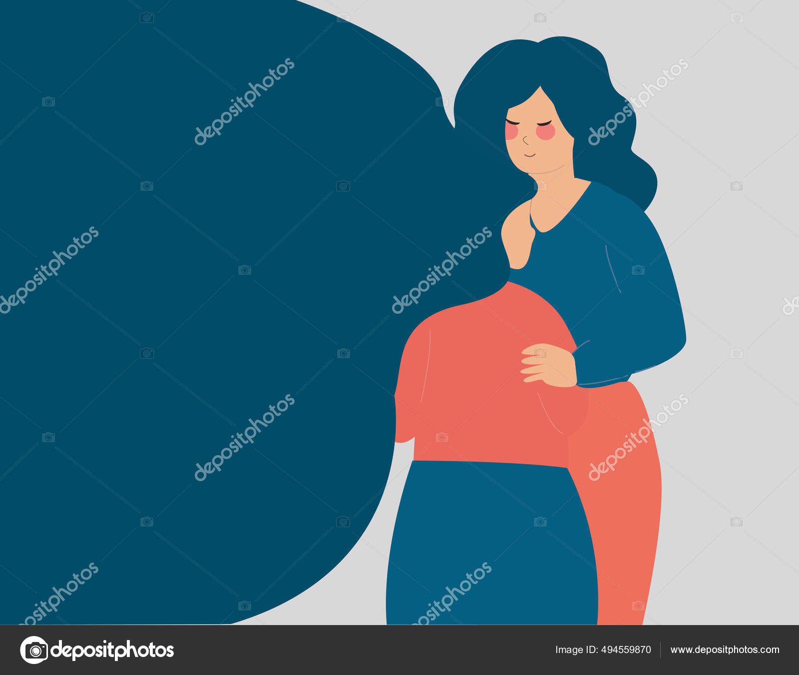 Woman Consoles Embraces Care Empathy Her Stressed Friend Mother ...