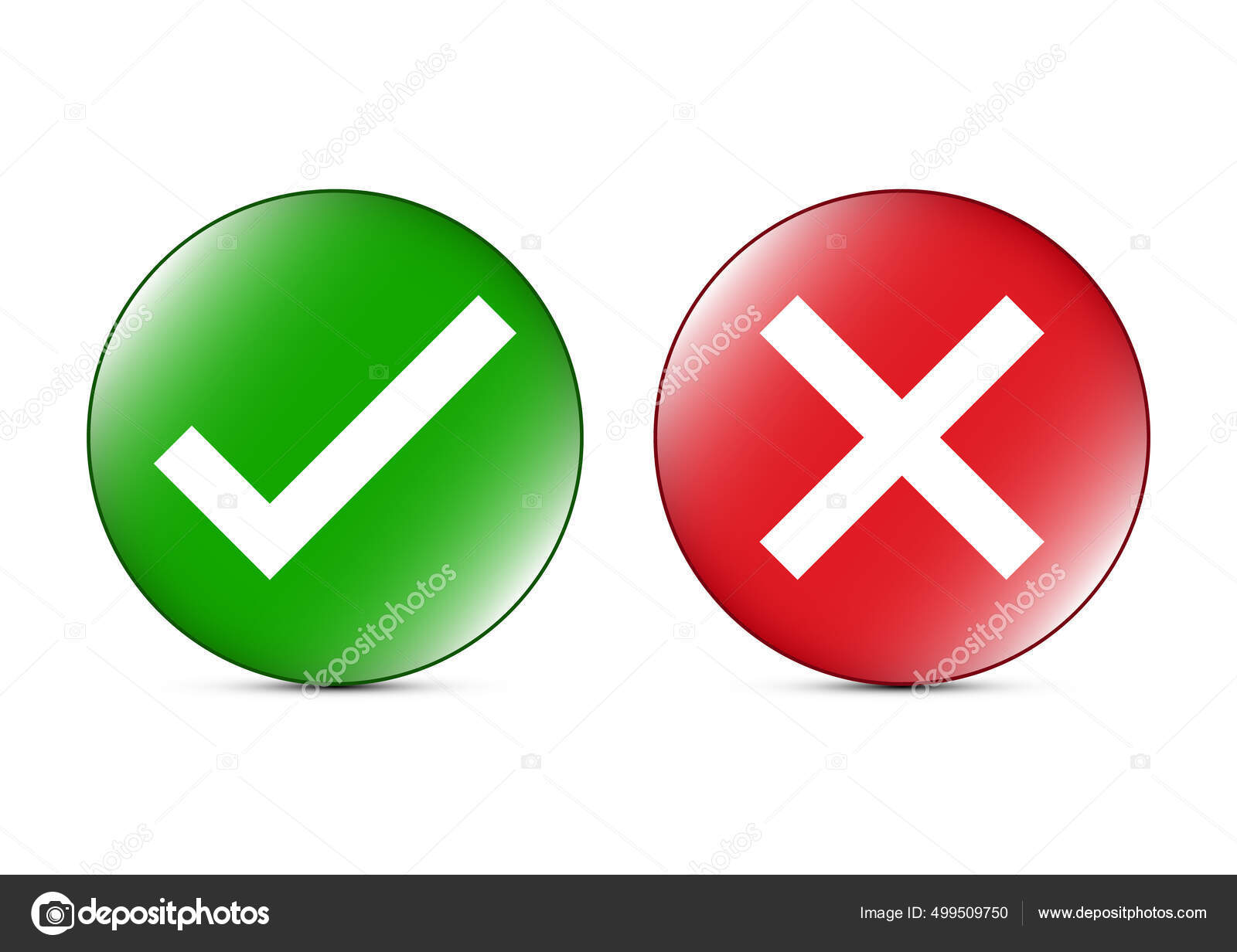 Check Mark Cross Sign Circle Icon Vector Illustration Stock Vector ... Check Mark Cross Sign Circle Icon Vector Illustration Stock Vector ...