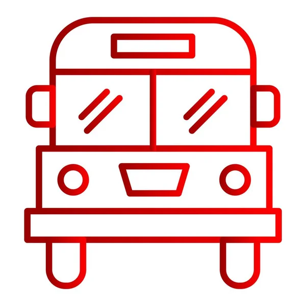 Red Bus Icon