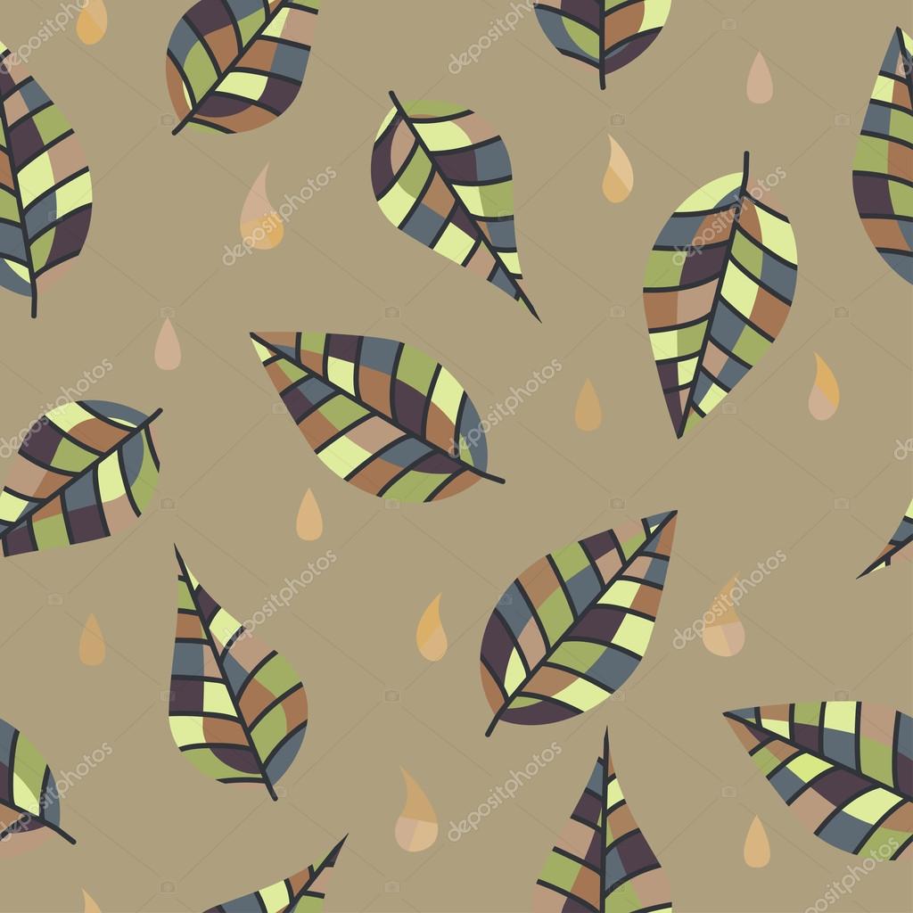 Colorful leaves and drops division for your design Stock Vector by ...