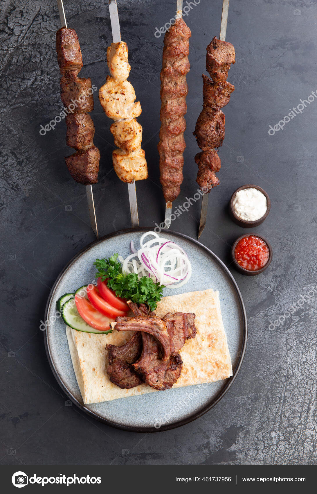 Sale > chicken and lamb kebab > in stock