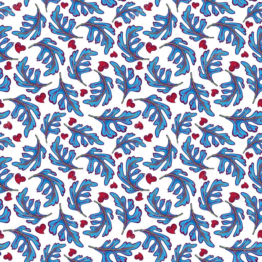 Vector seamless graphical artistic fantasy pattern. Stock Vector Image ...