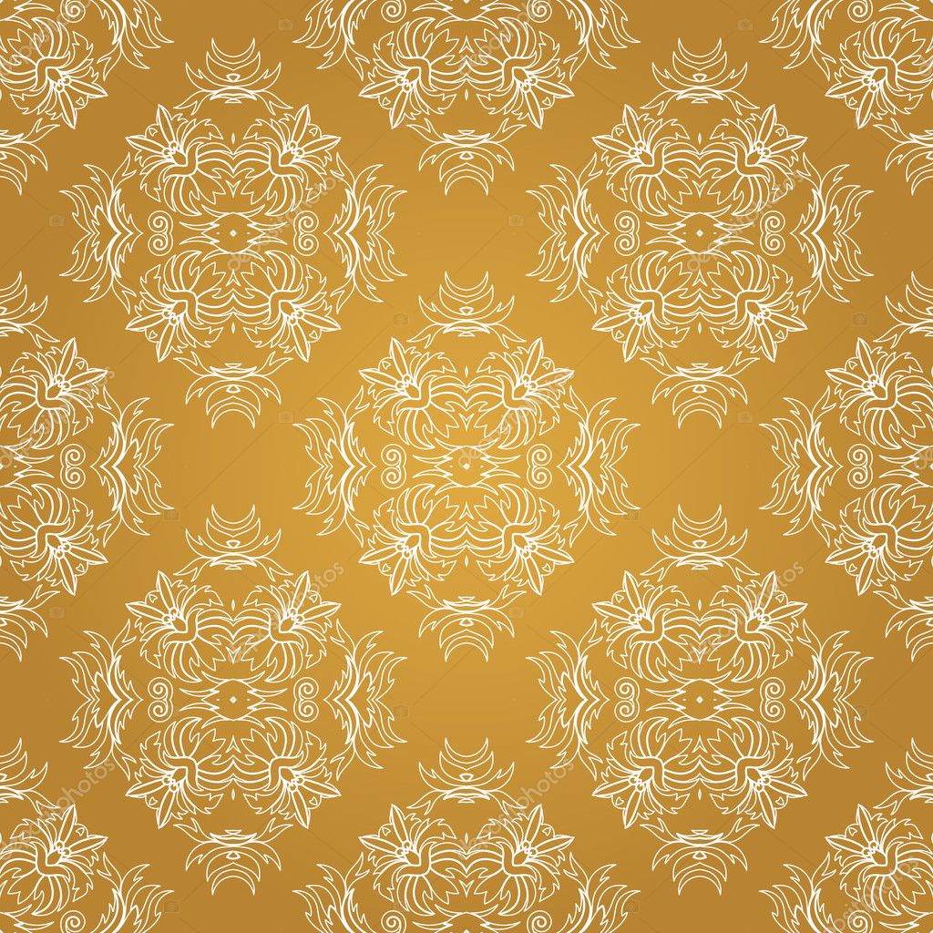 Arabic pattern gold style. Traditional east geometric decorative ...