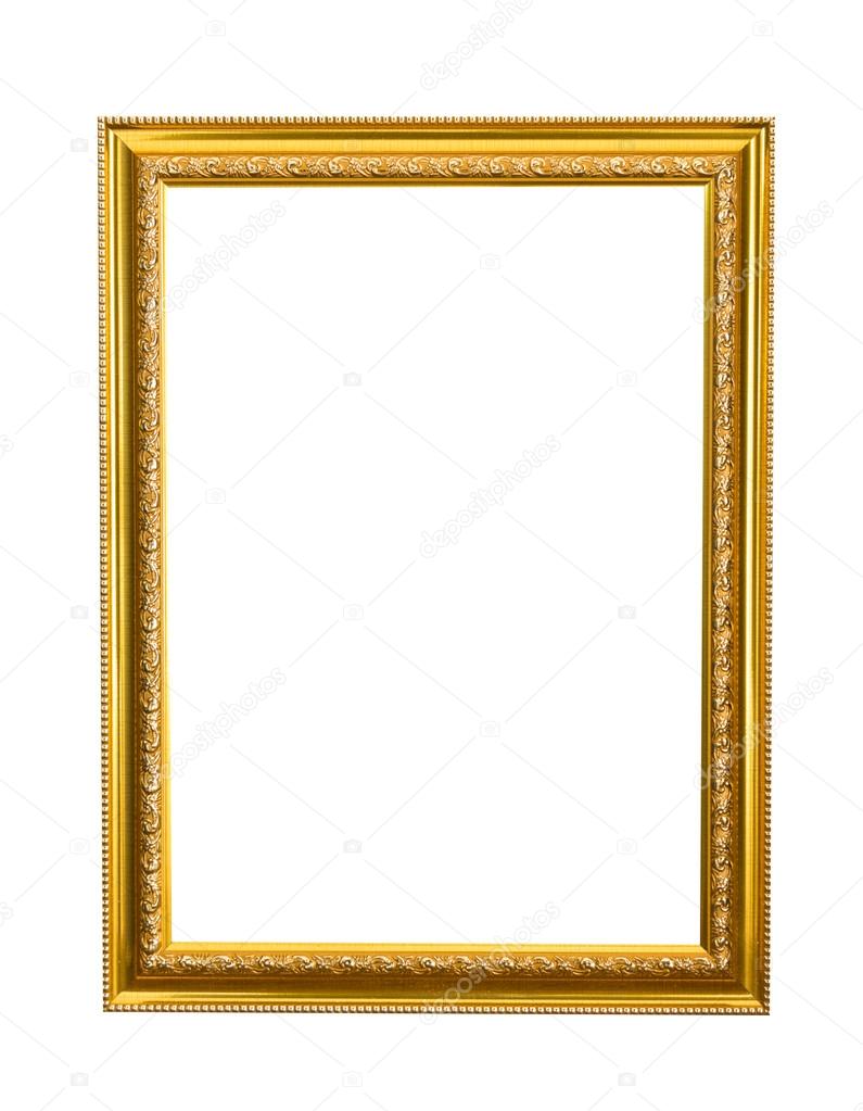 Gold color picture frame Stock Photo by ©utah778 114620704