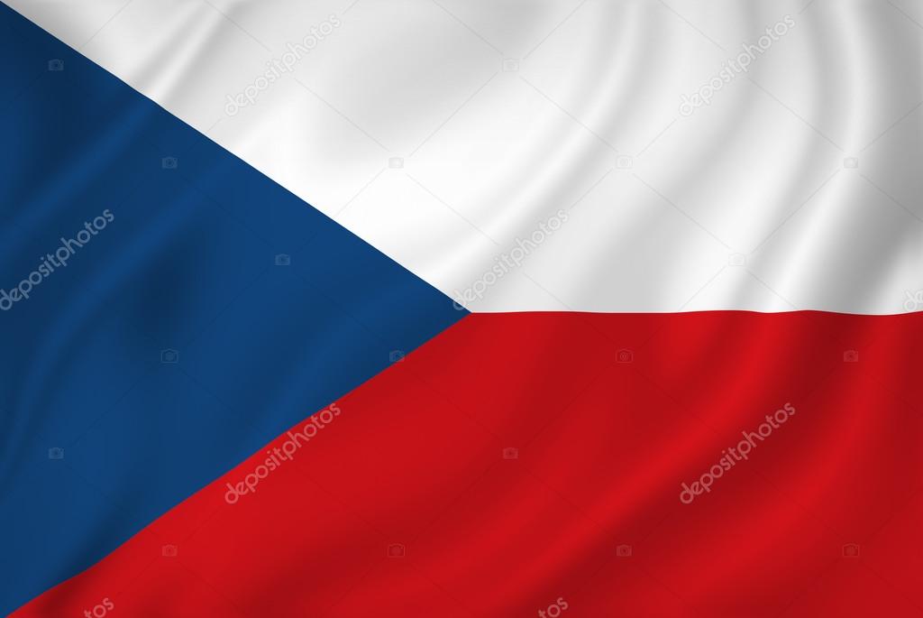 Czech flag — Stock Photo © somartin #79933980