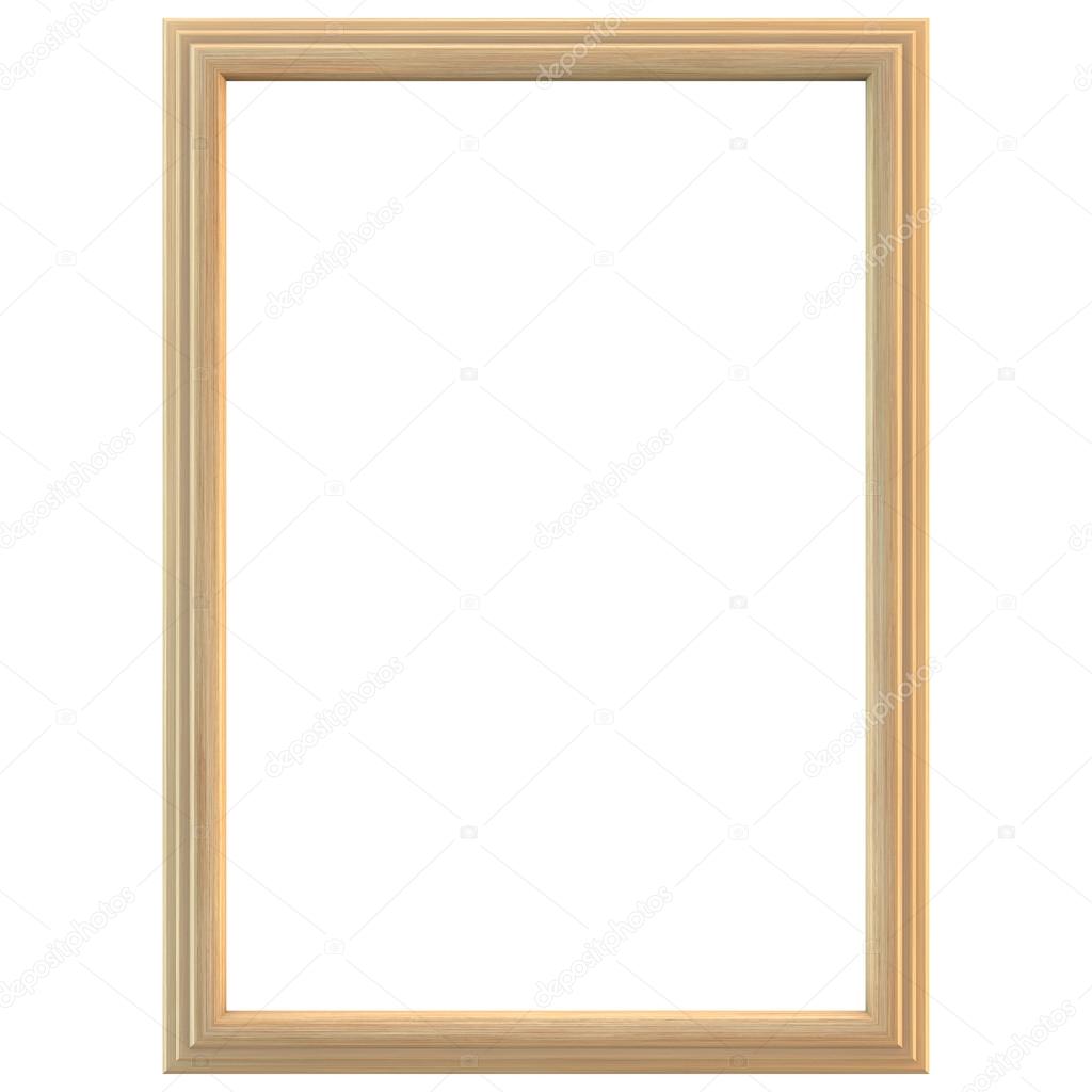 Light wooden frame — Stock Photo © somartin #85594132