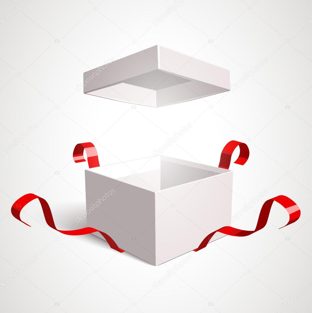 Open Gift Box — Stock Vector © somartin #87759562