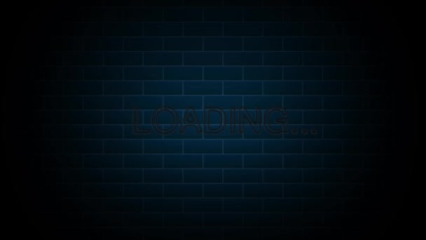 Loading Neon Sign Neon Style Vector Illustration Stock Vector by ...