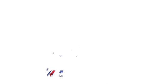 United Kingdom Map Showing Up Intro By Regions. 4k animated United ...