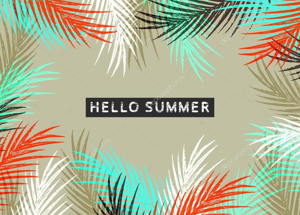 Summer time illustration. Stock Vector Image by ©bosotochka #110968434