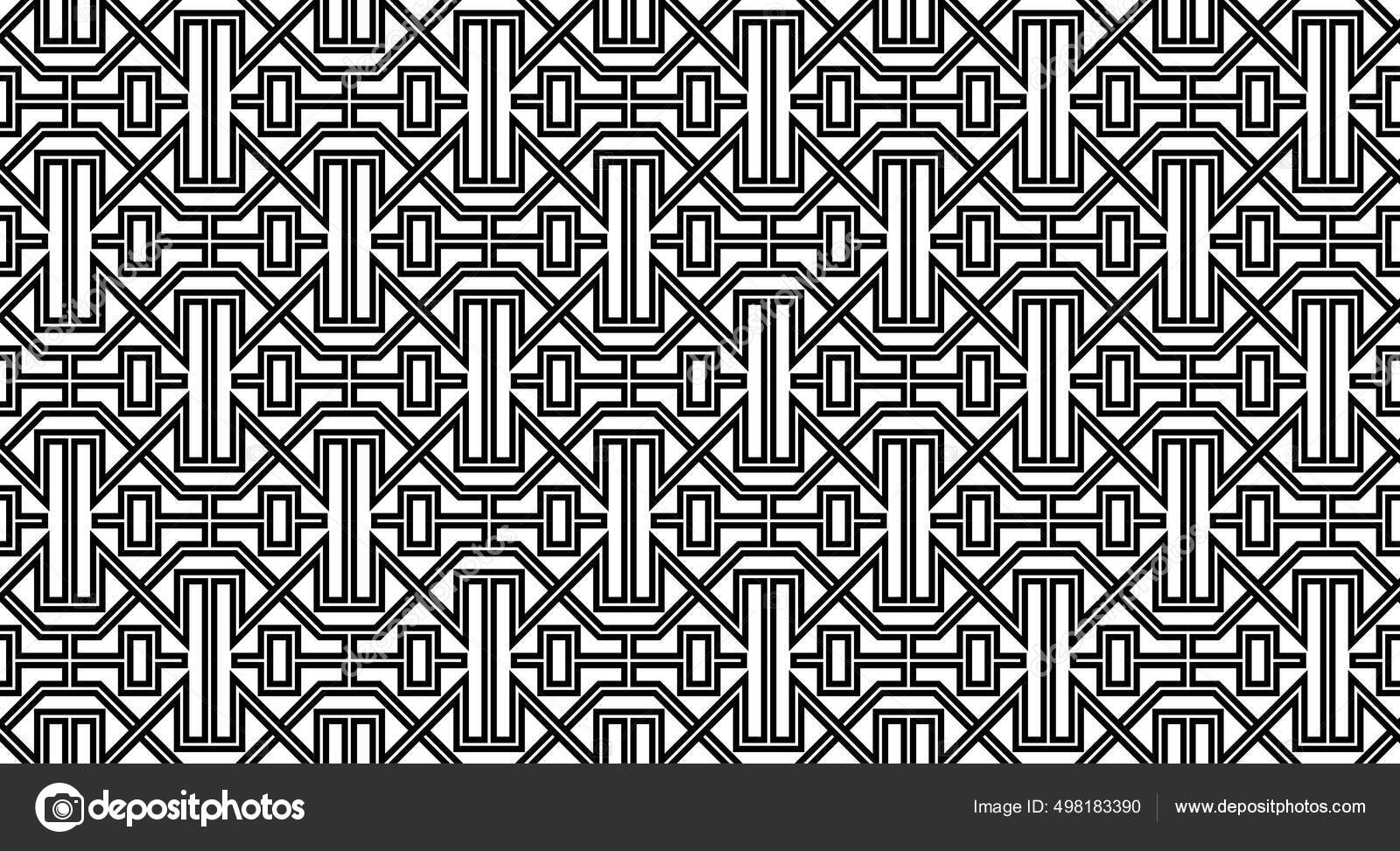Seamless Interconnected Abstract Line Pattern Background Modern Shape ...