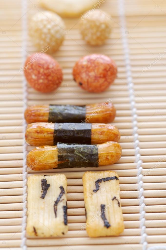 Asian crackers with sesame — Stock Photo © TunedIn61 #88184212