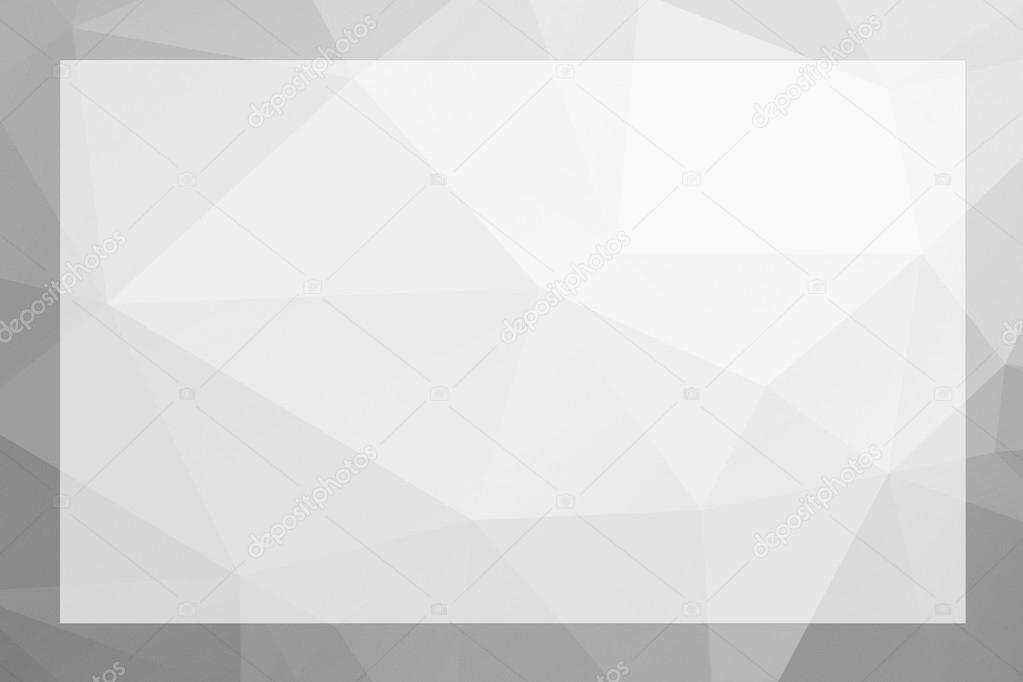 Polygonal geometric abstract textured border and background grey ...